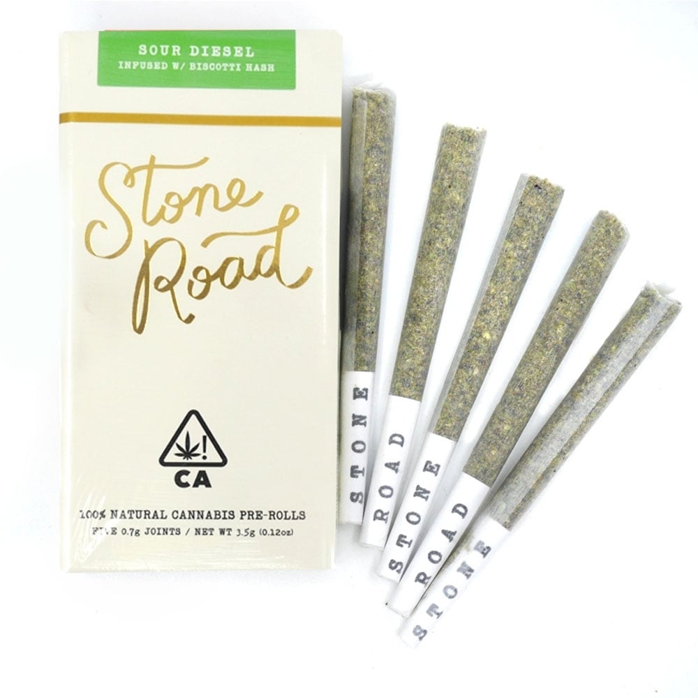 Sour Diesel [5pk] Stone Road 5 Pack Infused Pre Roll Beyond
