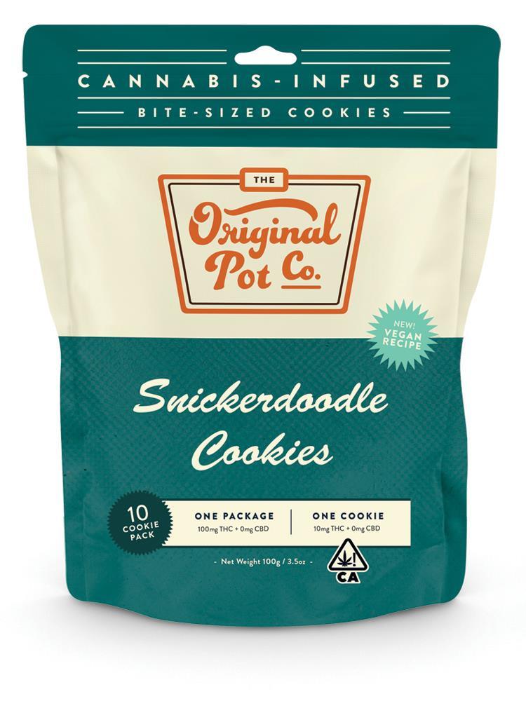 Snickerdoodle [10pk] (100mg) | Original Pot Co - Mini Cookies | Beyond ...