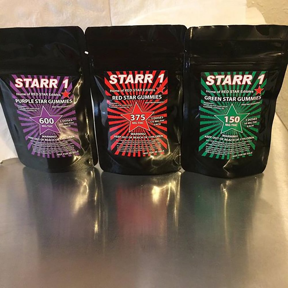 Red Star [3pk] (375mg) | Starr 1 | Gummies - Jane