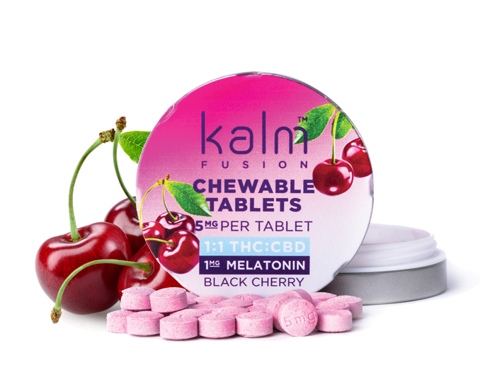 1:1 Black Cherry | Kalm Fusion | Chewable Tablets - Jane