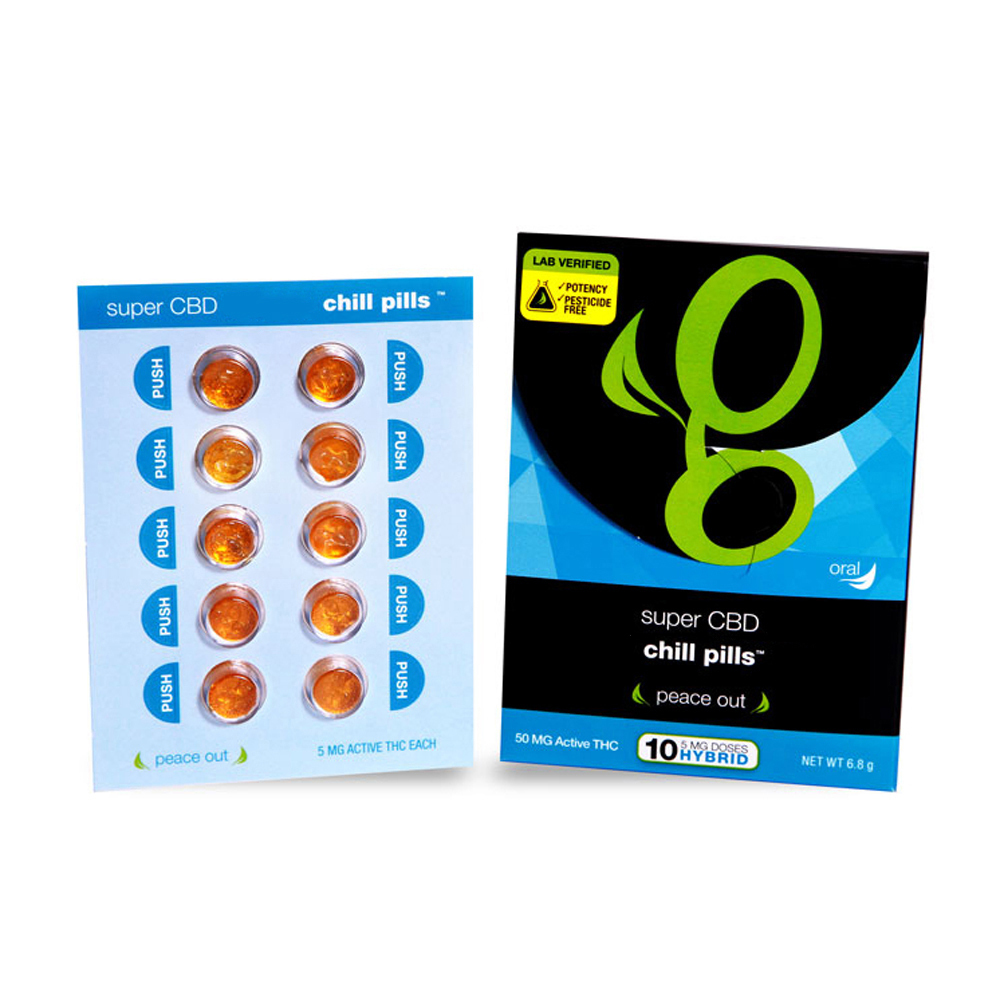 10:1 CBD:THC | The Growing Kitchen | Chill Pills Hard Candy - Jane