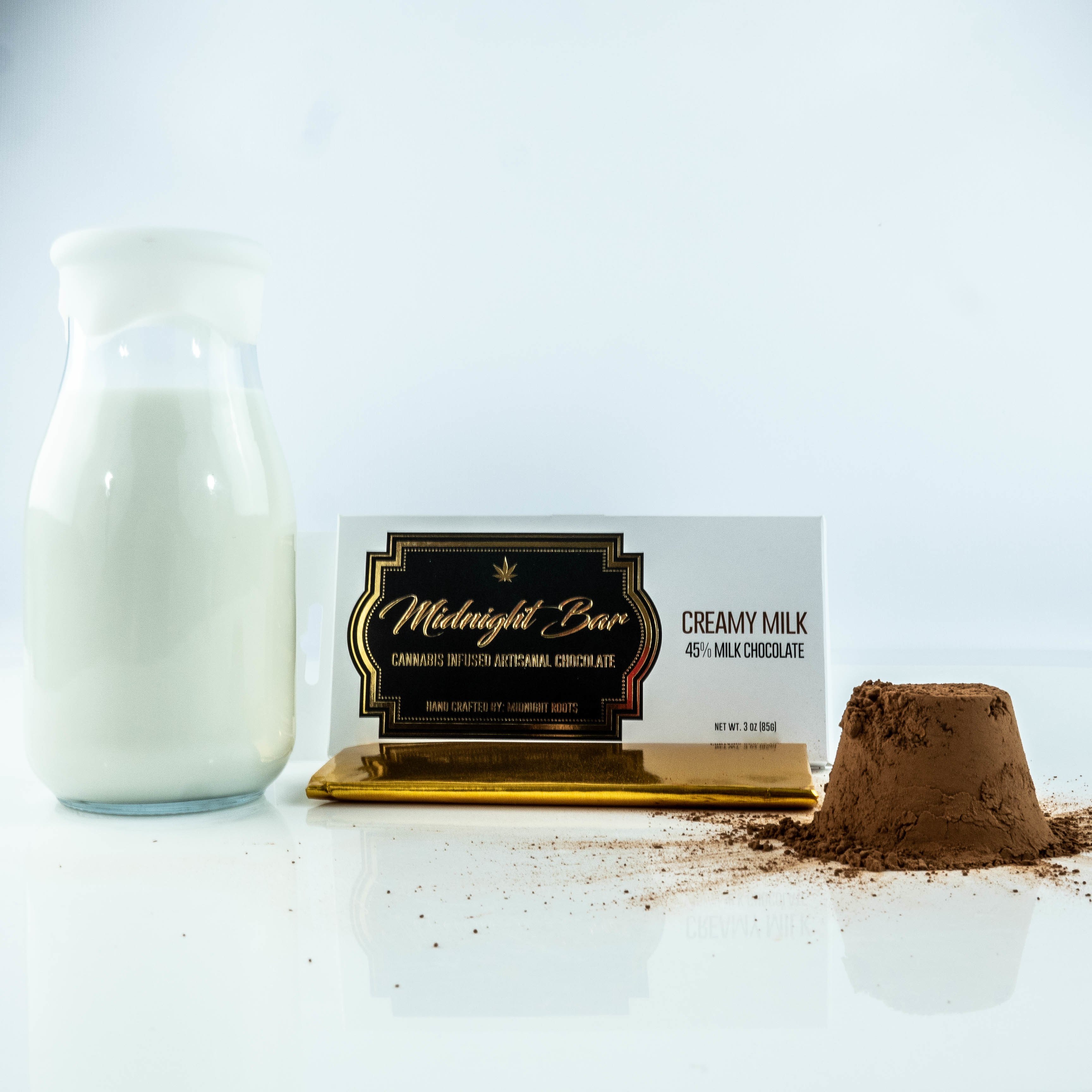 Creamy Milk (200mg) | Midnight Roots | Sugar Free Chocolate Bar - Jane