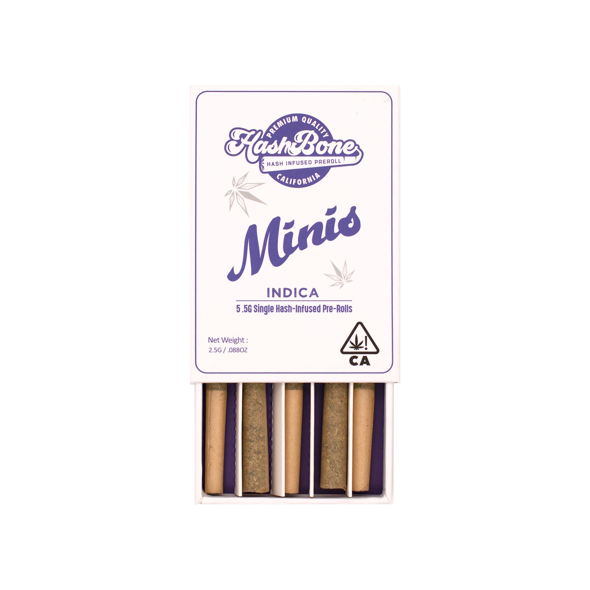 Sour Sherbert [.5g] | Hash Bone | Hash Infused Mini Pre Roll Pack - Jane