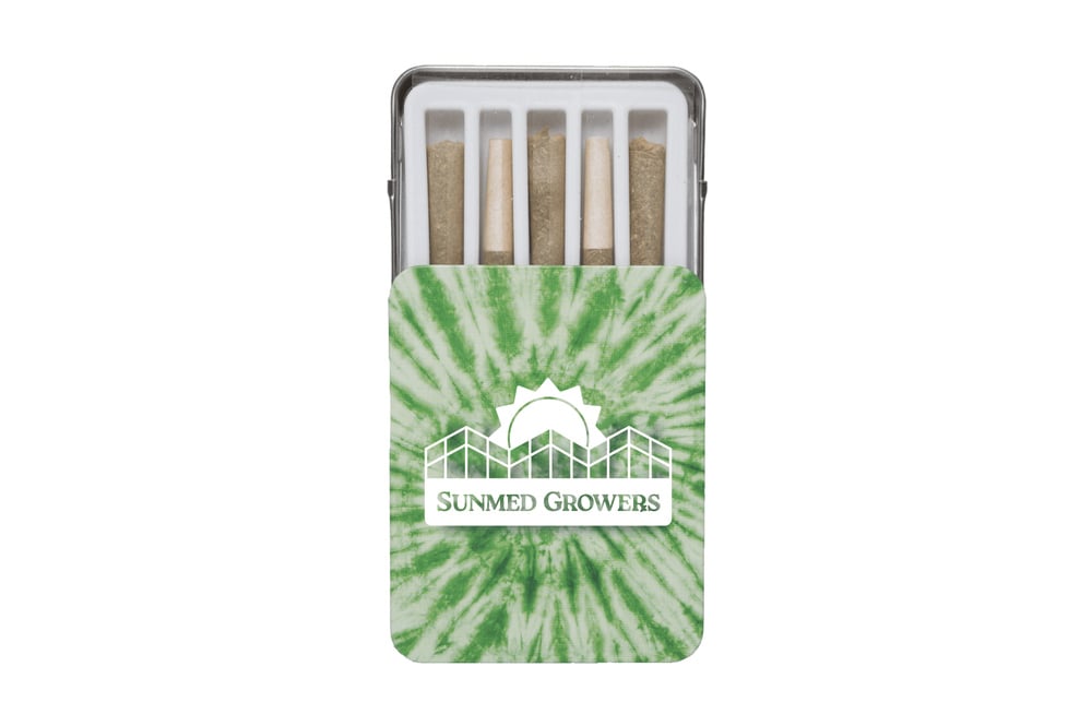 Shop Banana Puddintain Pre-Roll 2.5g 5-Pack Tin | Green Goods ...