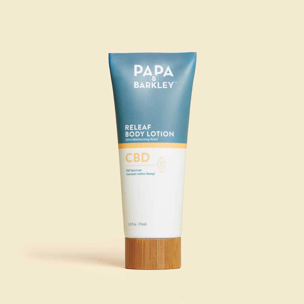 CBD Body Lotion [75ml] (750mg) | Papa & Barkley | Releaf Body Lotion - Jane