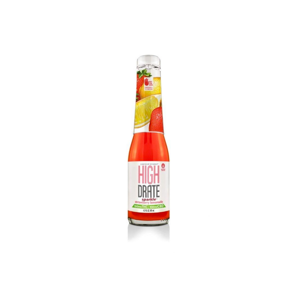 1:1 Strawberry Lemonade (100mg CBD/ 100mg THC) | High Drate | Drink - Jane