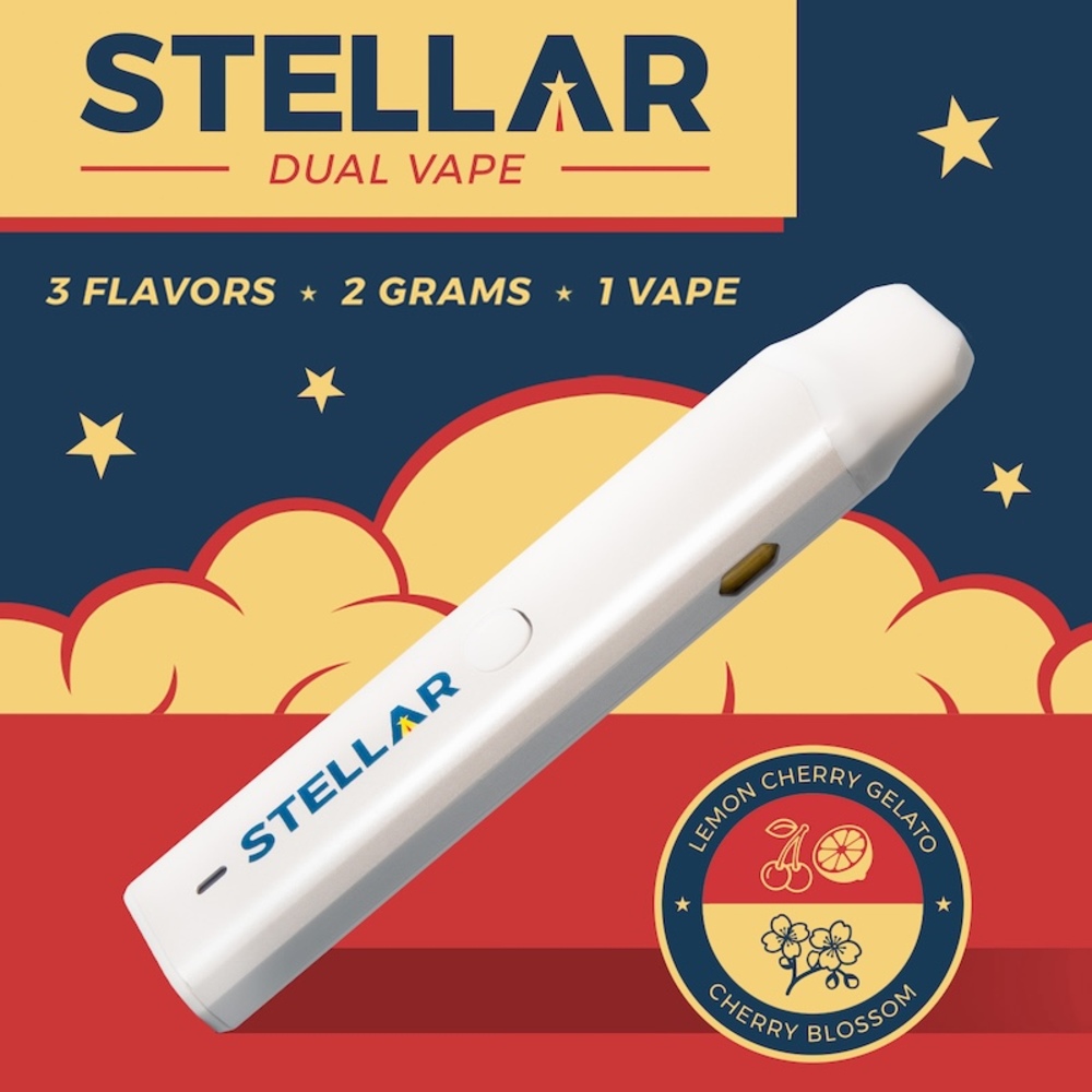 Shop Stellar - Lemon Cherry Gelato x Cherry Blossom Dual Vape (2g) *NP ...