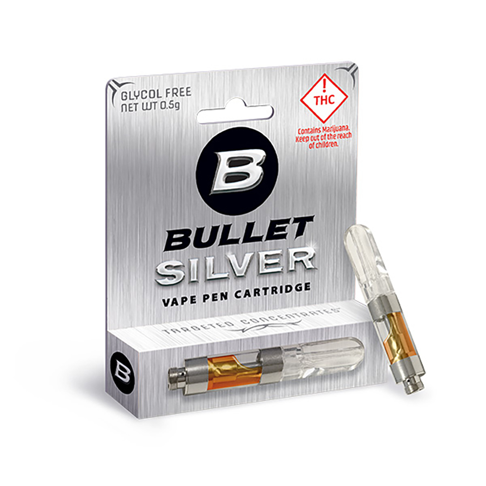 Granddaddy Purple | Bullet | Silver Distillate Vape Cartridge - Jane