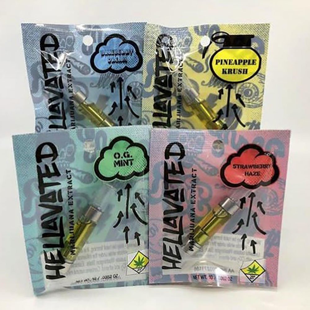 Raspberry Haze | Hellavated | Distillate Cartridge - Jane