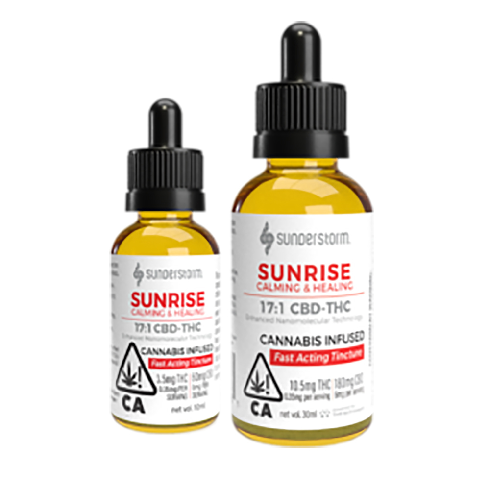 Sunrise Pure CBD [10ml] (60mg CBD) | Sunderstorm | Tincture - Jane