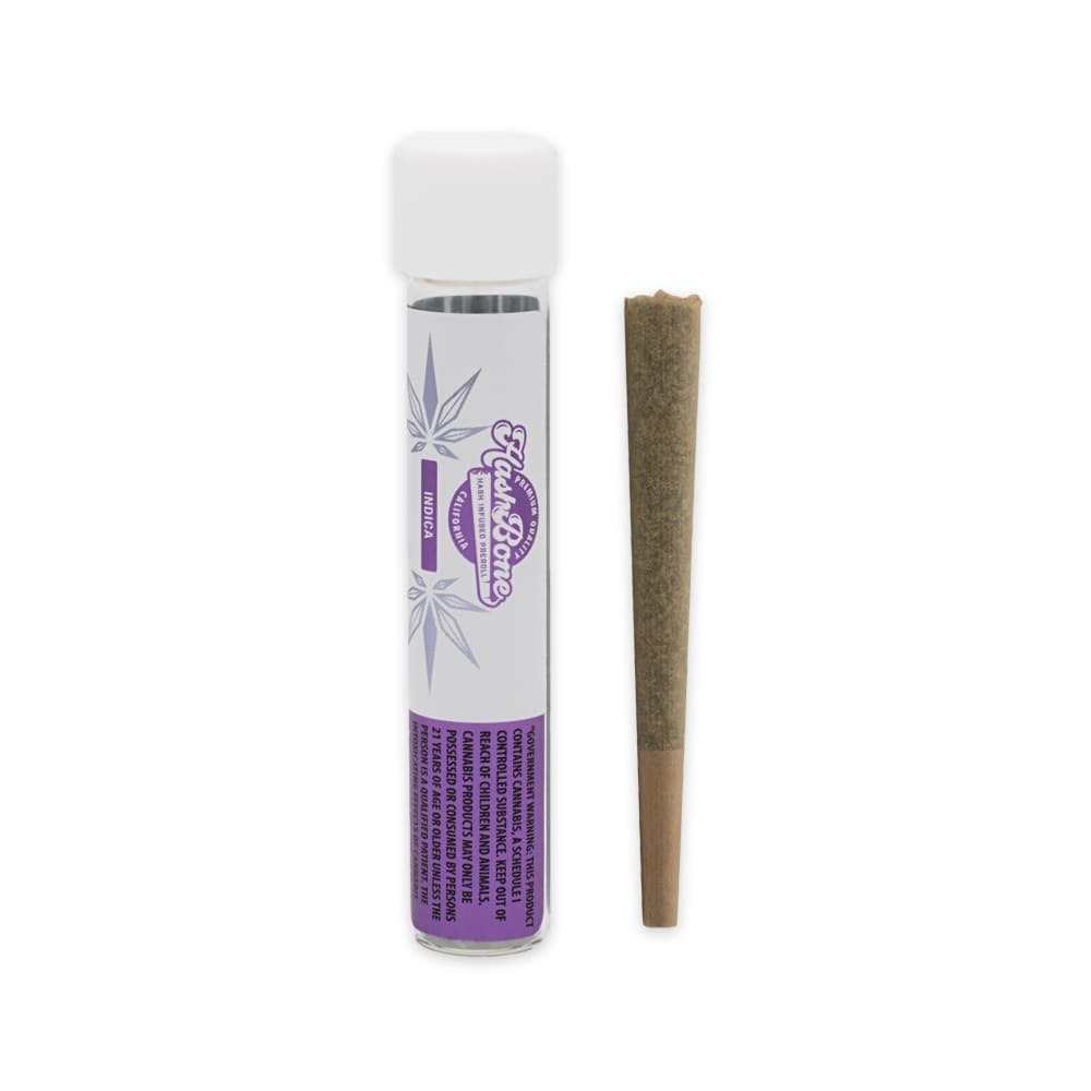 Bubba Kush x Kosher Dog [1g] | Hash Bone | Hash Infused Pre Roll - Jane