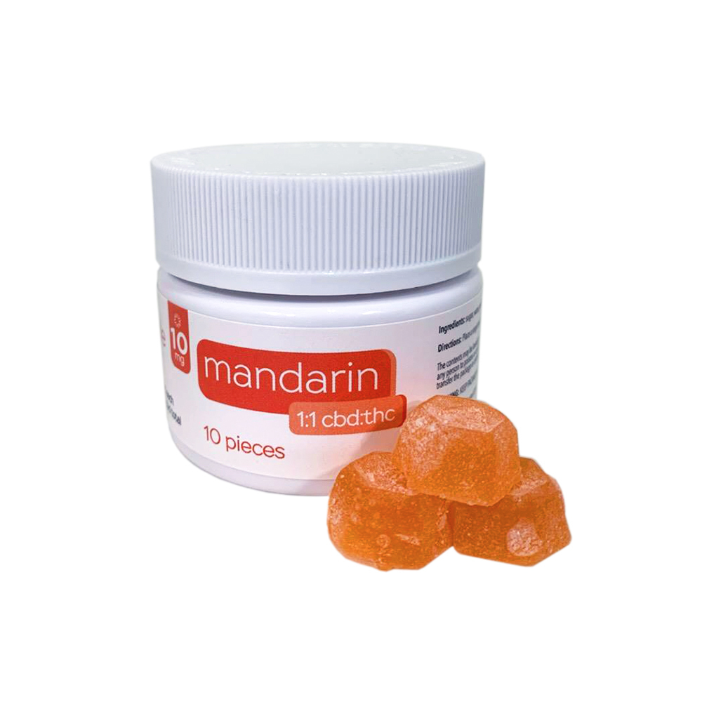 1:1 Mandarin (4.64mg thc/5mg cbd) | Avexia | Chewable Troches - Jane