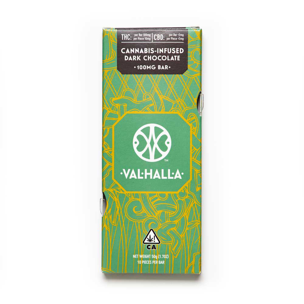 Dark Chocolate (100mg) | Valhalla | Chocolate Bar - Jane