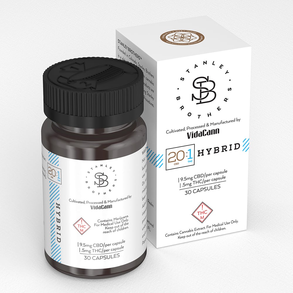20:1 Hybrid [30pk] (285mg CBD/15mg THC) | Stanley Brothers - VidaCann ...