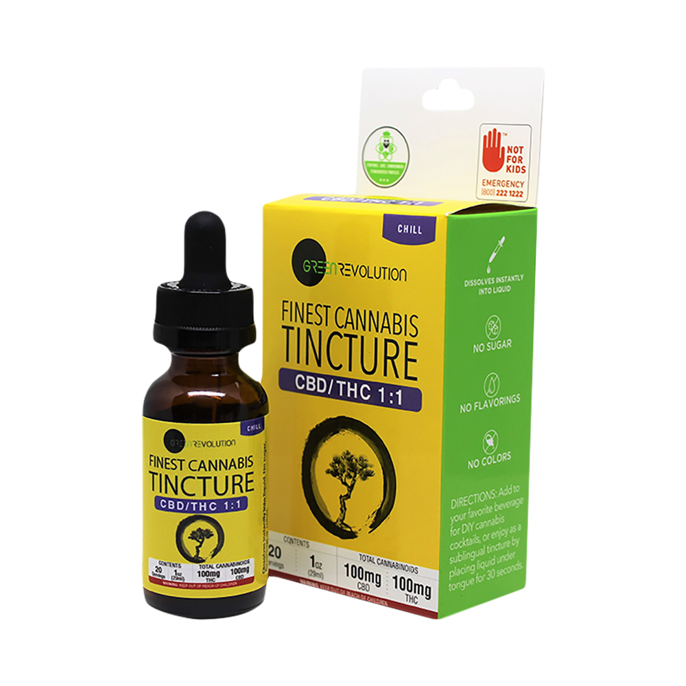 1:1 CBD:THC [30ml] (100mg CBD/100mg THC)** | Green Revolution | Water ...