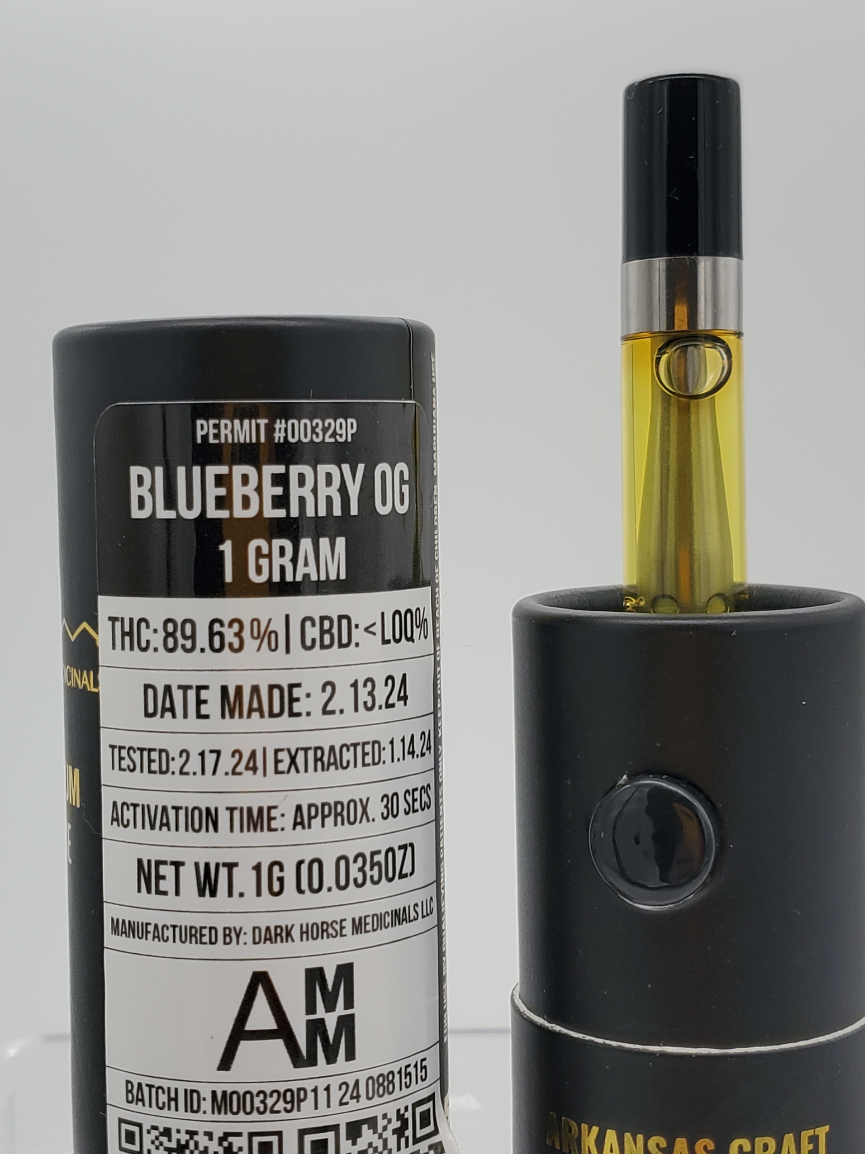 Blueberry OG | Dark Horse Medicinals | Indica Hybrid - Jane