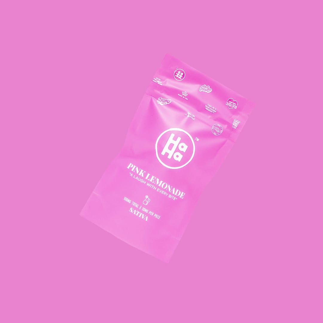 Pink Lemonade [10pk] (100mg) | HaHa Edibles | Gummies - Jane