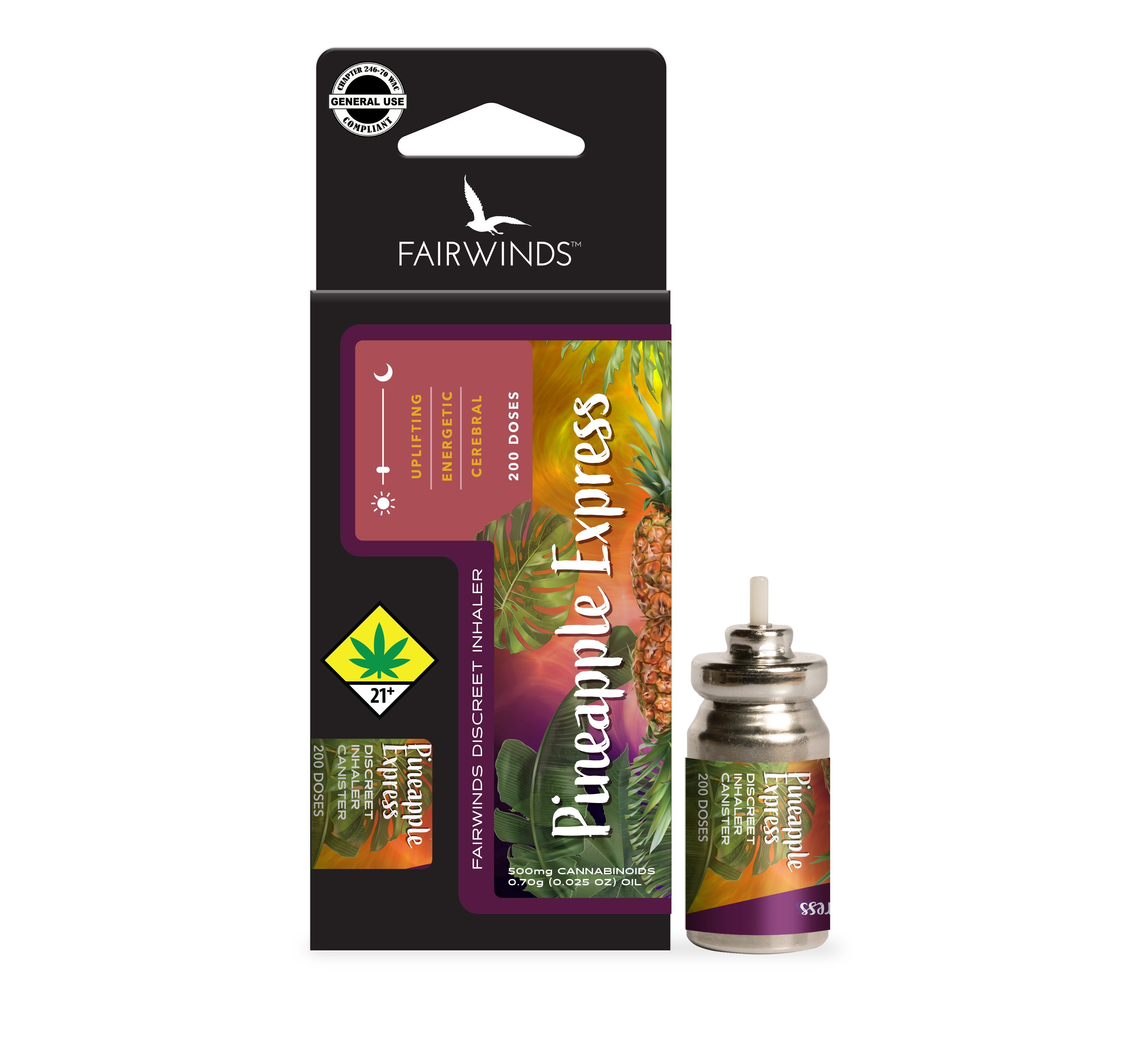 Blue Dream - Sativa [500mg] | Fairwinds | THC Inhaler - Jane