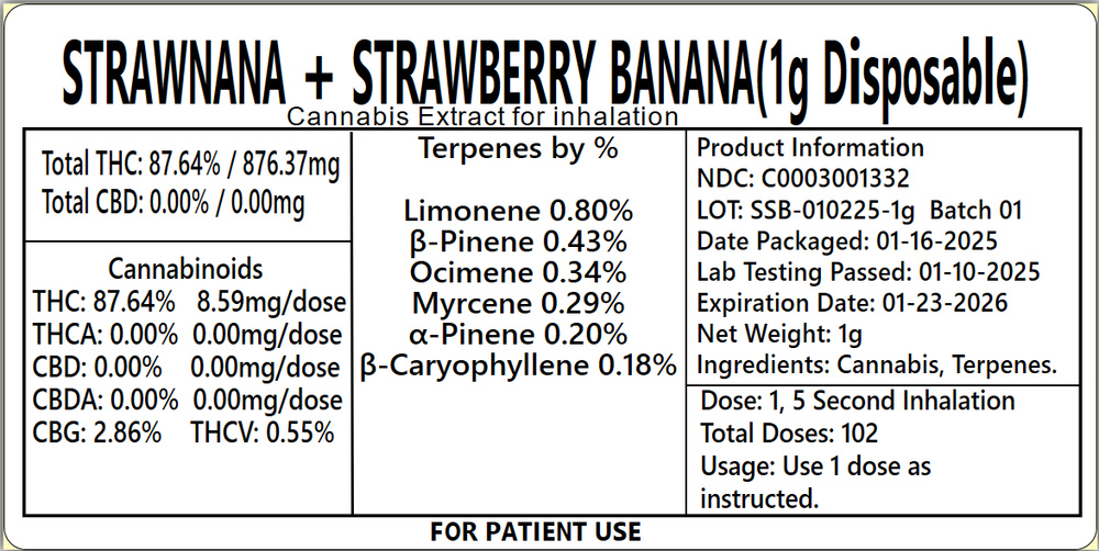 Blue Burst x Blue Raspberry [1000mg]