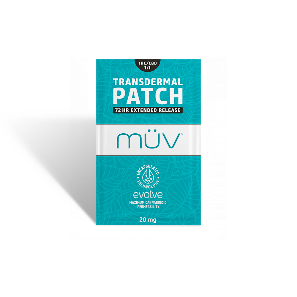 1:1 72-Hour Patch (10mg CBD/10mg THC) | MÜV | Transdermal Patch - Jane