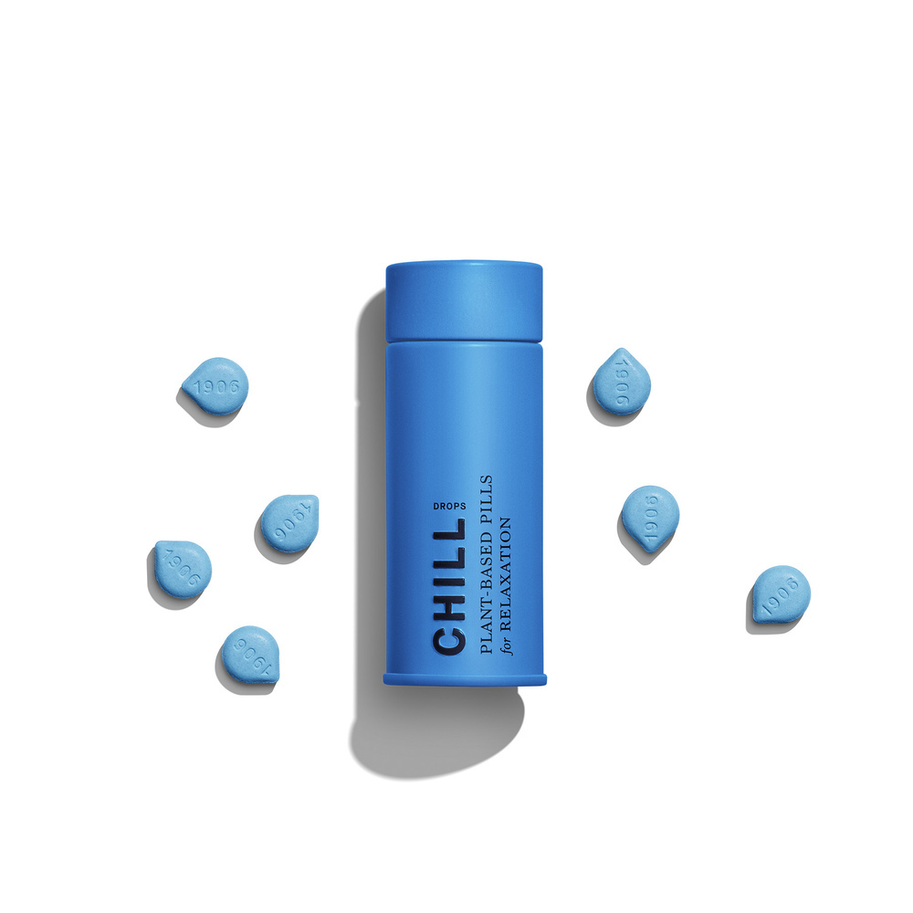 Chill Drops [20pk Tin] (100mg THC/500mg CBD) | 1906 - Swallowable Pill