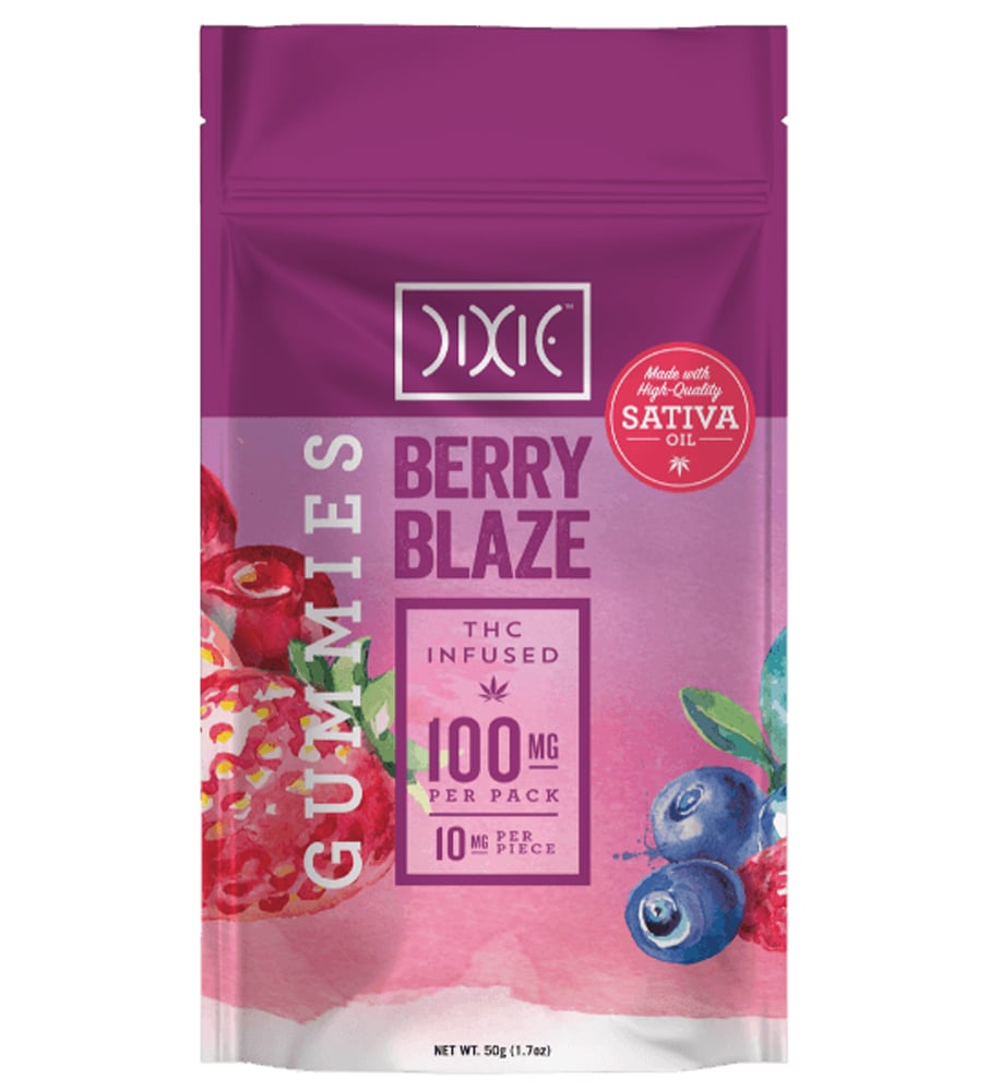 Berry Blaze - Sativa (100mg) | Dixie | Gummies - Jane