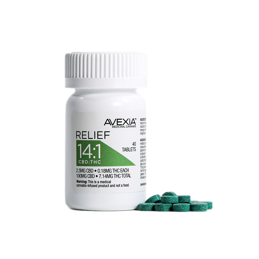 Relief 14:1 (100mg) | Avexia | Capsules - Jane