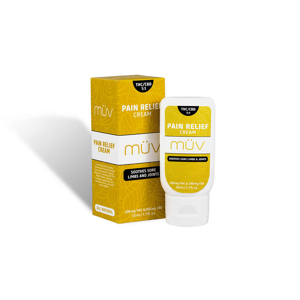 Pain Relief Cream (200mg CBD/200mg THC) | MÜV | Cream - Jane