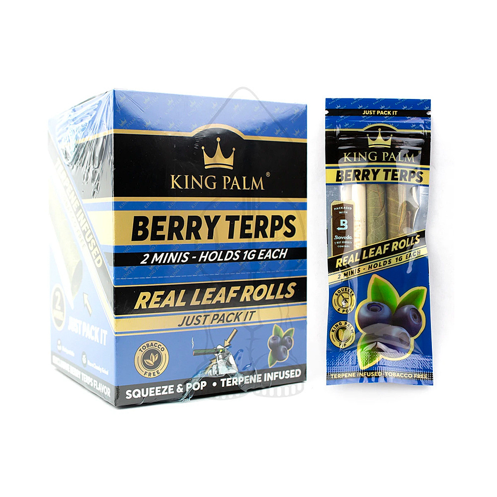 Berry Terps [2pk] | King Palm | Mini Blunt Wraps - Jane