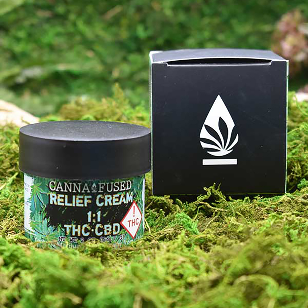 1:1 Relief Cream (100mg CBD/100mg THC) | Canna Fused | Cream - Jane