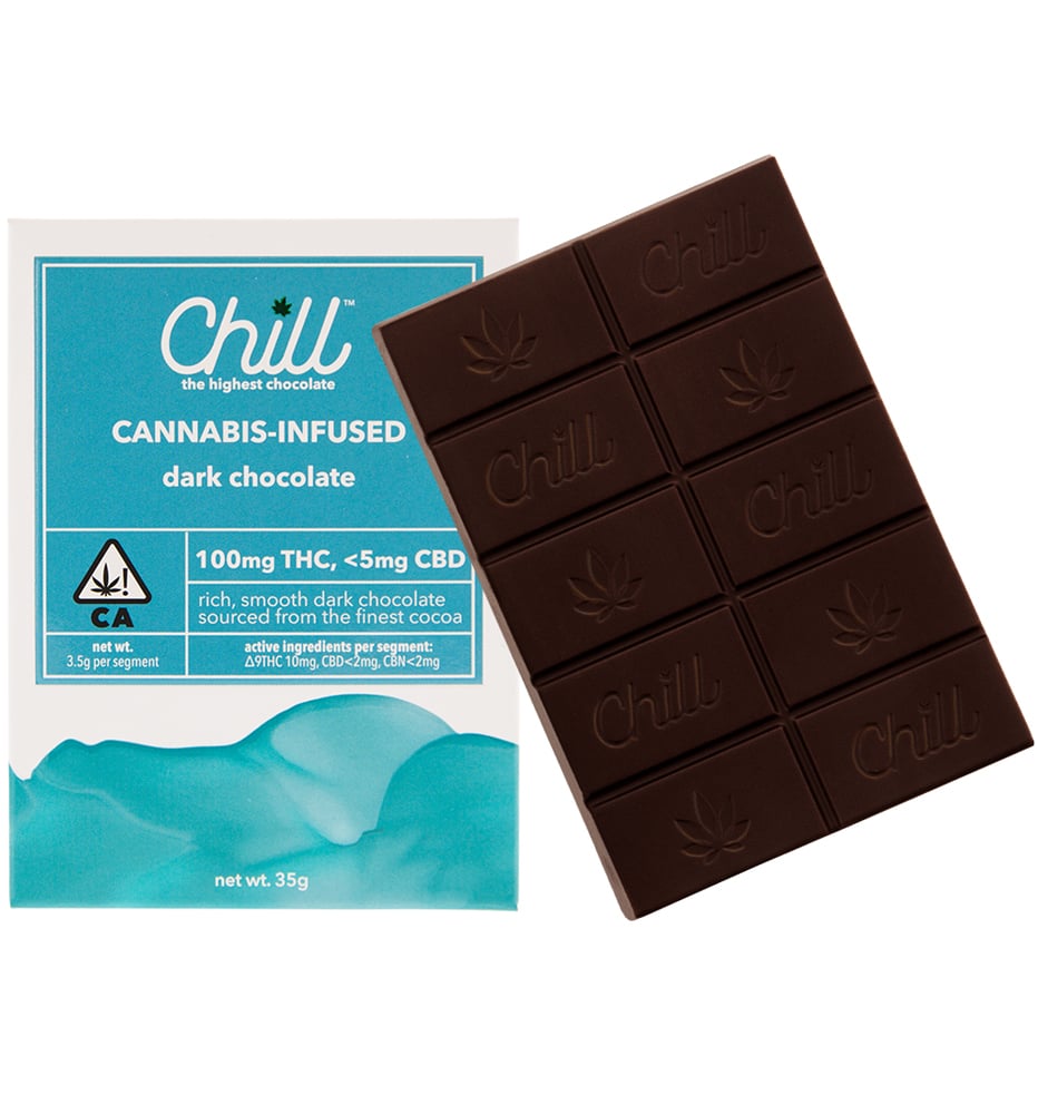 Dark Chocolate (100mg) | Chill THC | Dark Chocolate - Jane