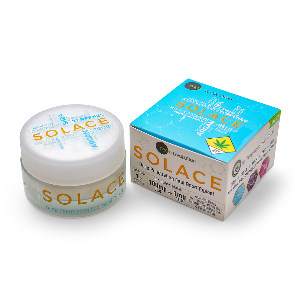 Solace [1oz] (100mg) | Green Revolution | Cream - Jane